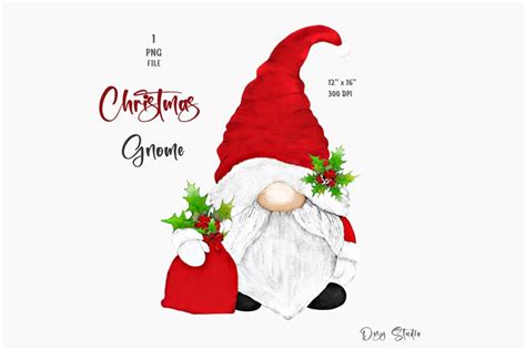 Christmas Gnome Clipart Nordic Scandinavian Gnomexmaspng