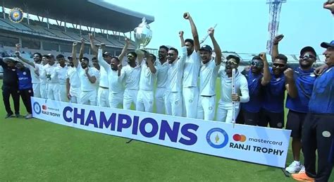 Watch Saurashtra Lift Ranji Trophy Beats Bengal By Nine Wickets In Final