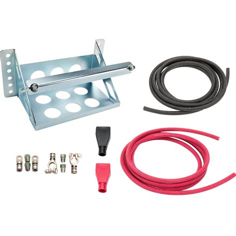Car Battery Relocation Kit With Bolt On Remote Mount Box