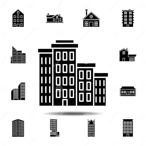 Building Outline Icon Simple Thin Line Outline Vector Element Of