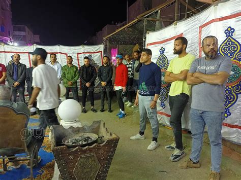 أيمن أشرف يقدم واجب العزاء في زوج والدة حسين الشحات صور