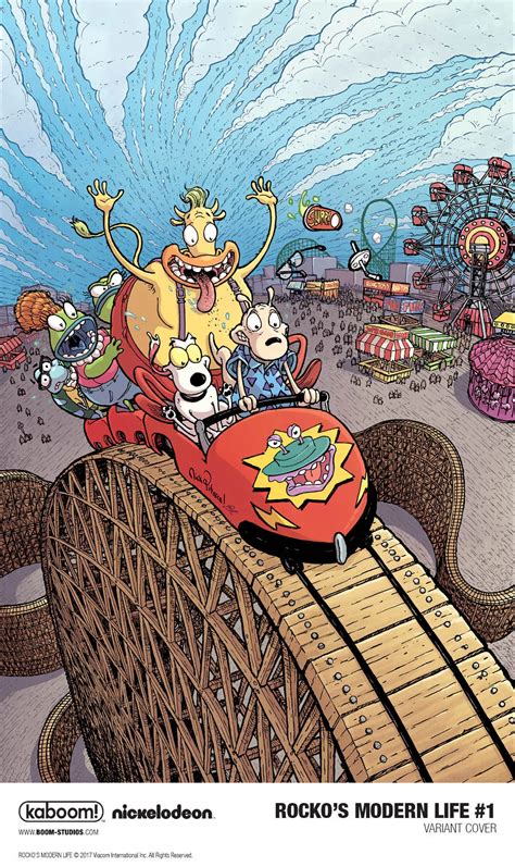 All New Rockos Modern Life Comic Book Series Launches At Boom