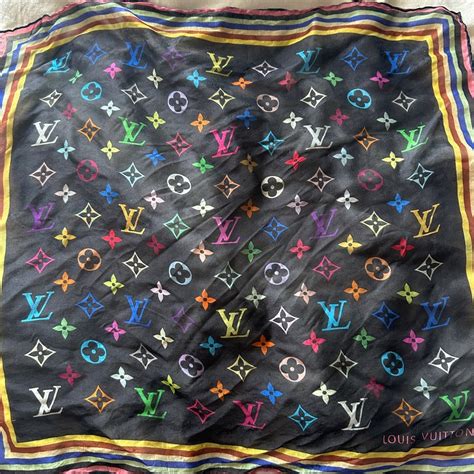 Authentic Louis Vuitton Marukami Black Rainbow Monogr Gem