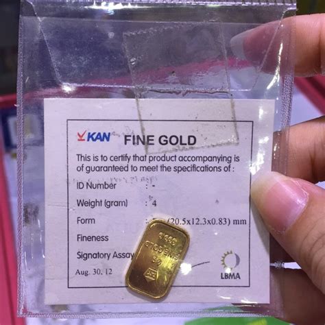 Jual Logam Mulia Antam 4gr Tegak Shopee Indonesia