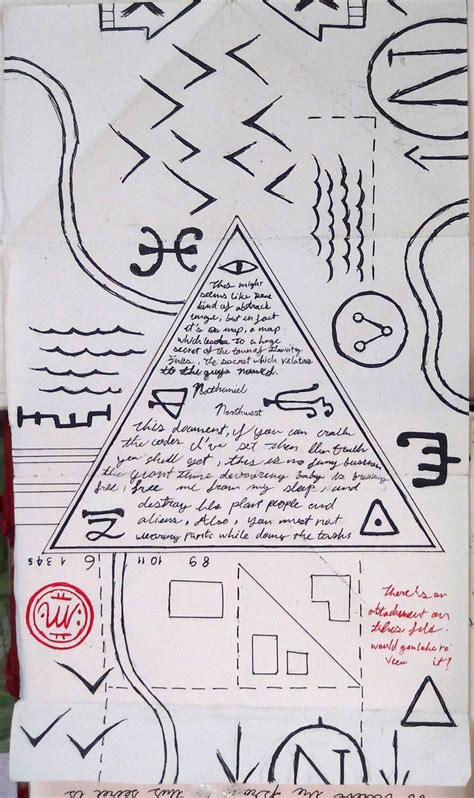 Gravity Falls Journal 3 Replica Conspiracy Map By Leoflynn On Deviantart