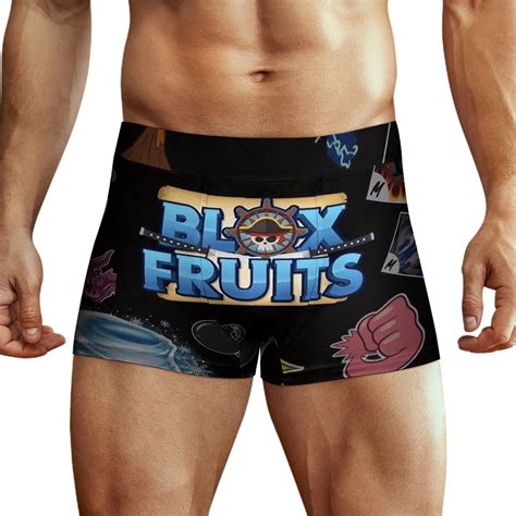 Blox Fruits Mens Underwear Boxer Briefs Soft Breathable Underwear For