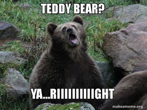 Funny Teddy Bear Memes