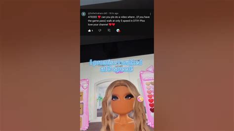 Playing Dti But I Walk At 5 Speed Roblox Challenge Dti Youtube