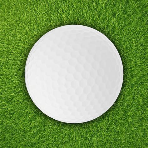Premium Photo Golf Ball On Green Grass