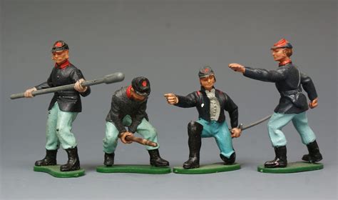 Britains Acw Federal Forces Gun Crew Set Of 4 Herald Toys And Models