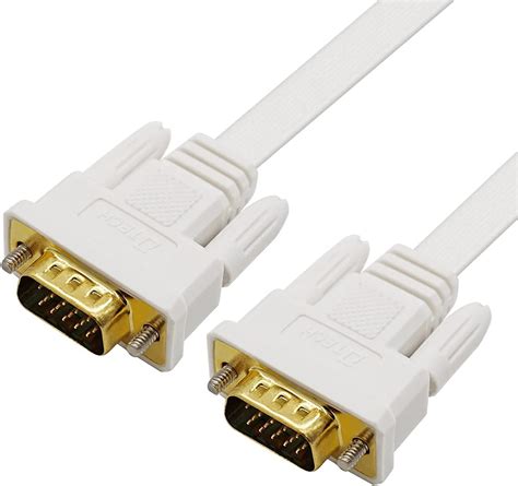 Vga Cable 65ft Extra Long Flat Vga Male To Male 15 Pin Computer To