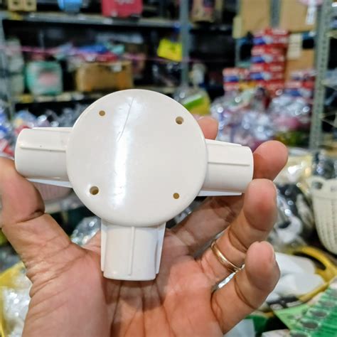 Y950 T Duss Dus Dos Cabang 3 Cabang 4 Putih Sambungan Instalasi Kabel