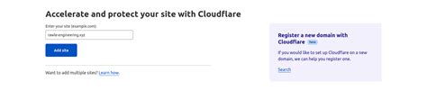 How To Add A Domain To Cloudflare