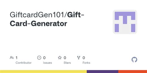 Github Giftcardgen Gift Card Generator