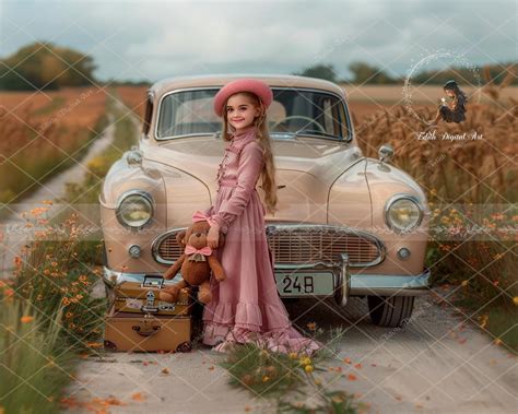 Autumn Outdoor Portrait Background For Photography Composites Vintage