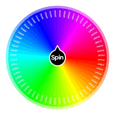 60 Rgb Color Wheel Spin The Wheel Random Picker