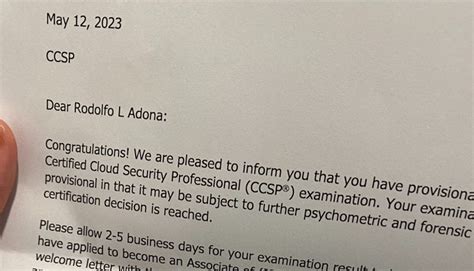Rodolfo A On Linkedin Isc2 Ccsp Cloudsecurity 12 Comments