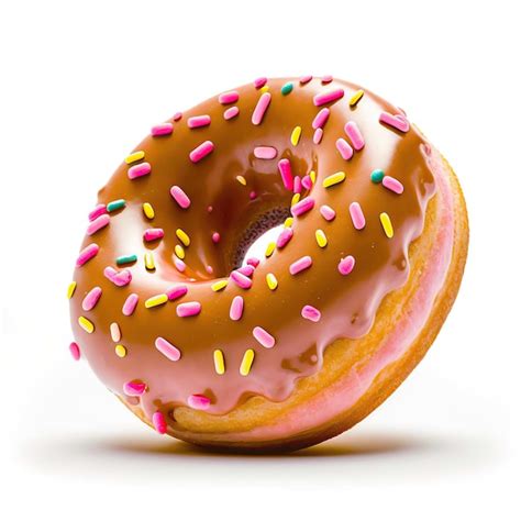 Premium Photo Tasty Donut Dessert With Chocolate Glossy Glaze