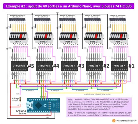 74hc595 Arduino Ajouter Des Sorties Digitales Simplement