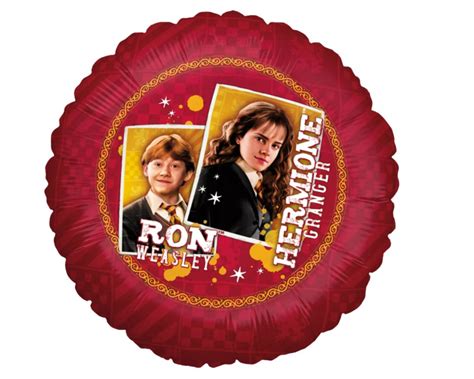 Harry Potter Folieballon Portrait Ron En Hermione ø 45 Cm Harry