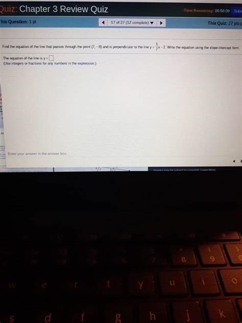Solved Time Remaining 00 58 09 Subr Quiz Chapter 3 Review Chegg
