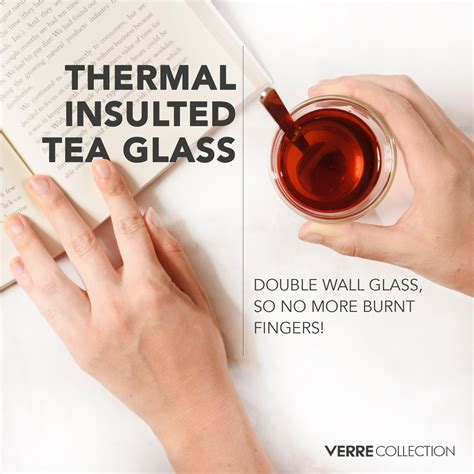 Verre Collection Double Wall Turkish Tea Glass Cups 425 Oz Set Of 2