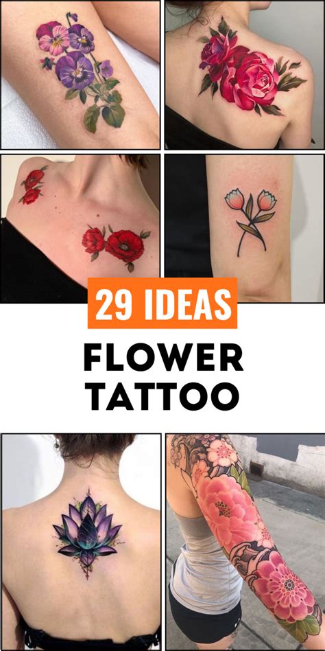 29 Flower Tattoo Ideas 2025 For Women And Men With Designs Stencils