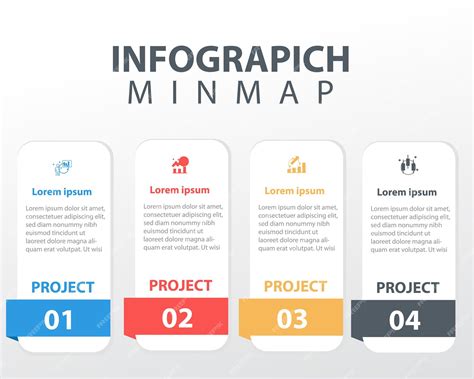 Modèle Dinfographie Pour Les Entreprises étapes Diagramme Mindmap