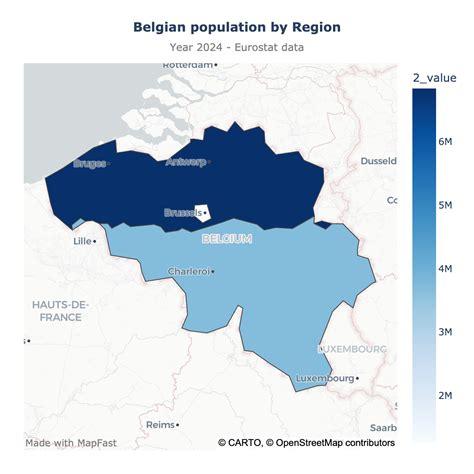 How To Create A Map Of Belgium With Mapfast Mapfast