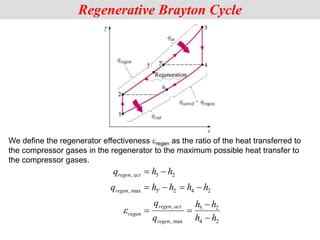 Brayton Cycle Gas Cycle Introduction PPT
