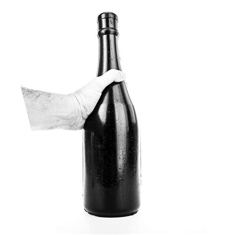 Анален разширител бутилка шампанско 395см All Black Bottle Large