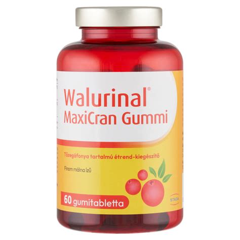 Walurinal Maxicran Gummi étrend Kiegészítő Gumitabletta 60 D