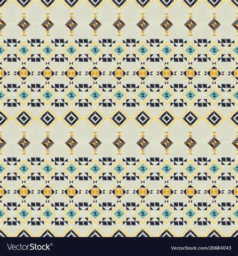 Geometric Ethnic Seamless Pattern Royalty Free Vector Image