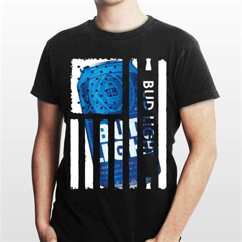 Bud Light American Flag Shirt Hoodie Sweater Longsleeve T Shirt