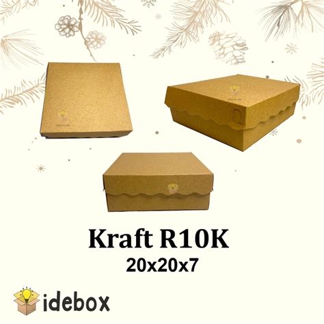 Jual Dus Renda R10K Box Kotak Makan 20 Box Eflute 20 Kardus R10K Kotak
