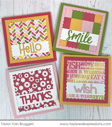 Four Embossing Folder Techniques You Have To Try Taylored