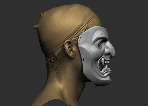 Stl File Mempo Japanese Samurai Mask 3d Print Model・model To Download