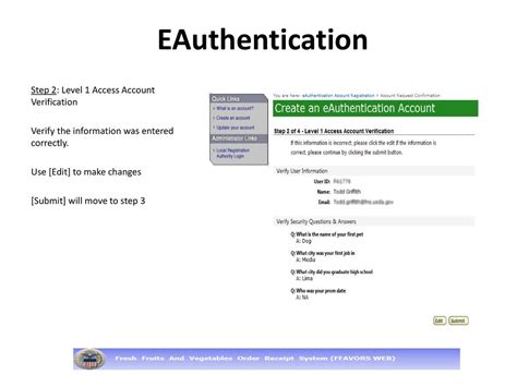 Eauthentication What Is It What Is Needed For Ffavors Ppt Download