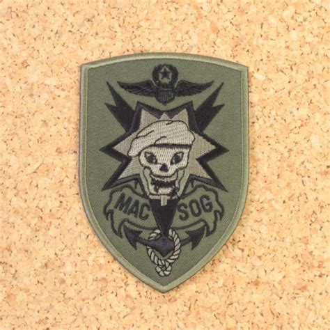 Mac V Sog Patch Subdued Vietnam Sog Patch