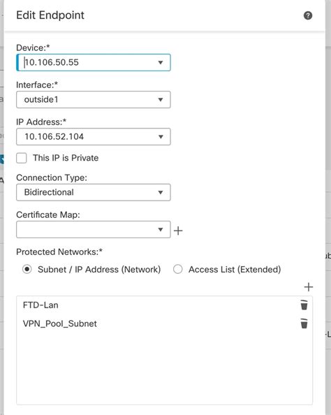 配置AnyConnect以通过IPSec隧道访问服务器 Cisco