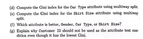 Solved Table 3 5 Data Set For Exercise 2 Chegg Com