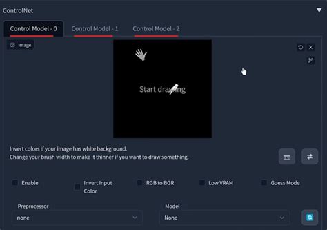 Question Multiple Tabs Within The ControNet Window For Different Control Model Mikubill Sd