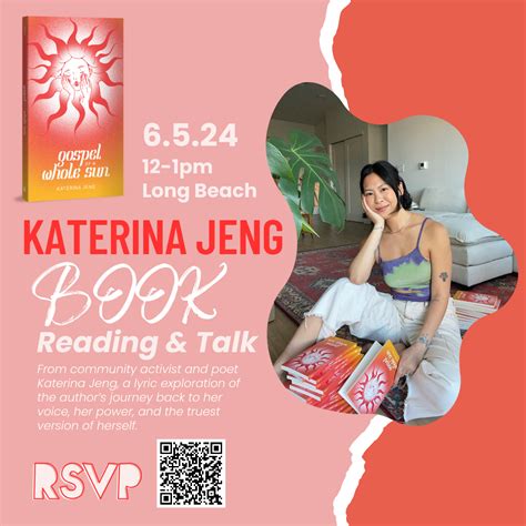 Katerina Jeng Book Reading And Talk Downtown Long Beach Alliance