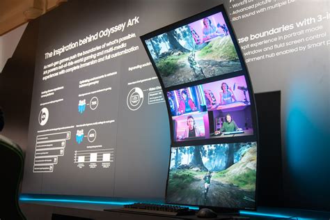 Samsung's Odyssey Ark 55" curved gaming monitor | NeoGAF