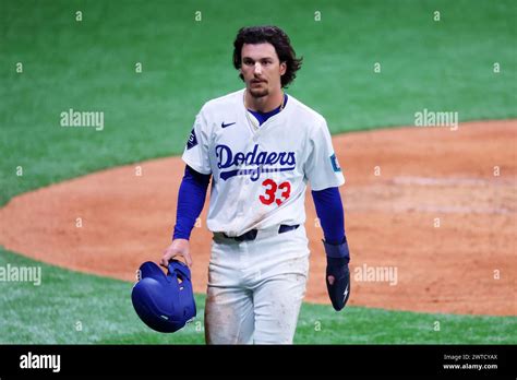 James Outman Dodgers MARCH Baseball MLB World Tour Seoul Series Exhibition Game