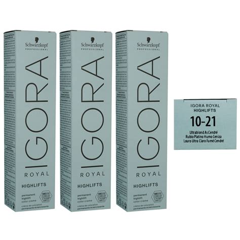 Schwarzkopf Igora Royal Highlifts 3 X 60 Ml 10 21 Set