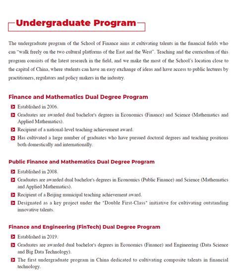 Undergraduate中国人民大学财政金融学院