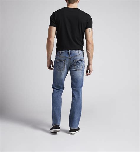 Buy Allan Slim Fit Straight Leg Jeans For Usd 9400 Silver Jeans Us New