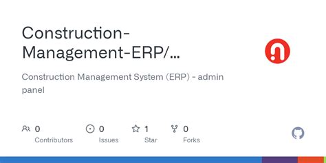 Github Construction Management Erp Dashboard Construction Management