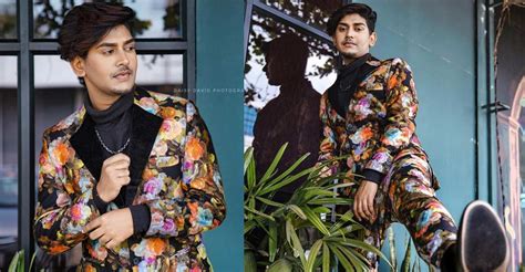 ഫ്ലോറൽ സ്യൂട്ടിൽ തിളങ്ങി റിയാസ് സലിം Floral Suite Riyas Salim Photoshoot Viral